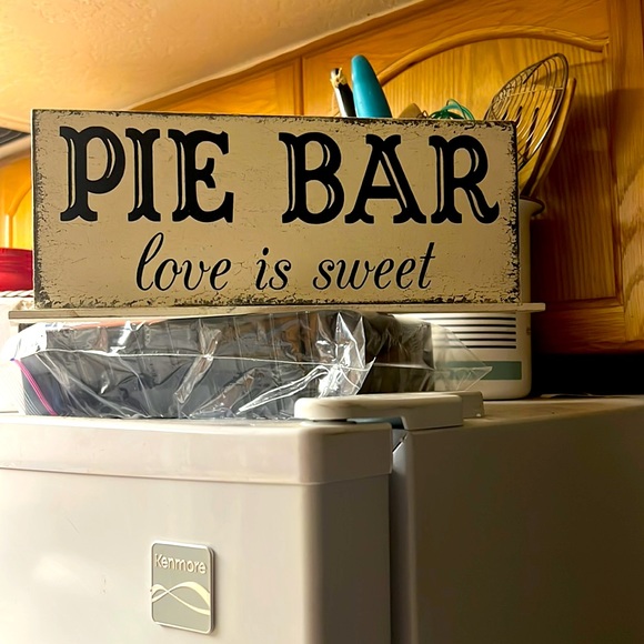 homemade | Accents | Pie Barlove Is Sweet Pie Bar Wedding Signs Self ...